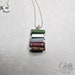 Vintage Book Stack Polymer Clay Hand Sculpted Miniature Necklace ...