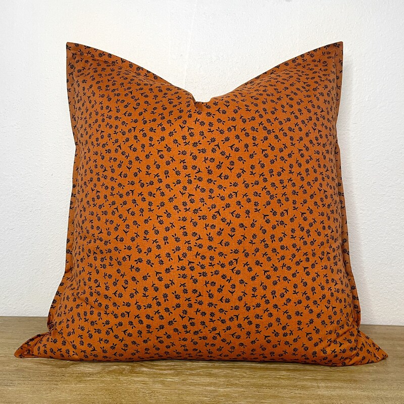 Burnt Orange Pillow - Etsy