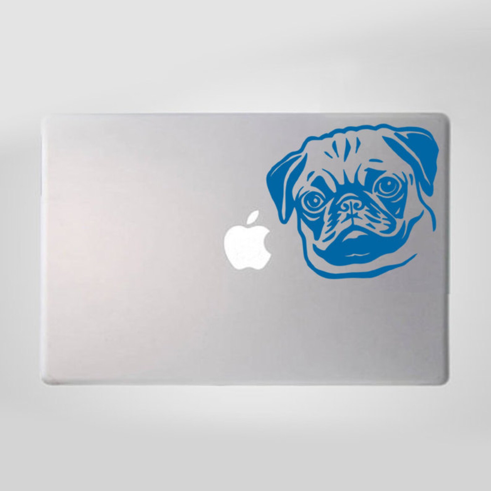 Dog Decal Pug Face, Vinyl Sticker Decal - Good for Walls, Cars, Ipads ...