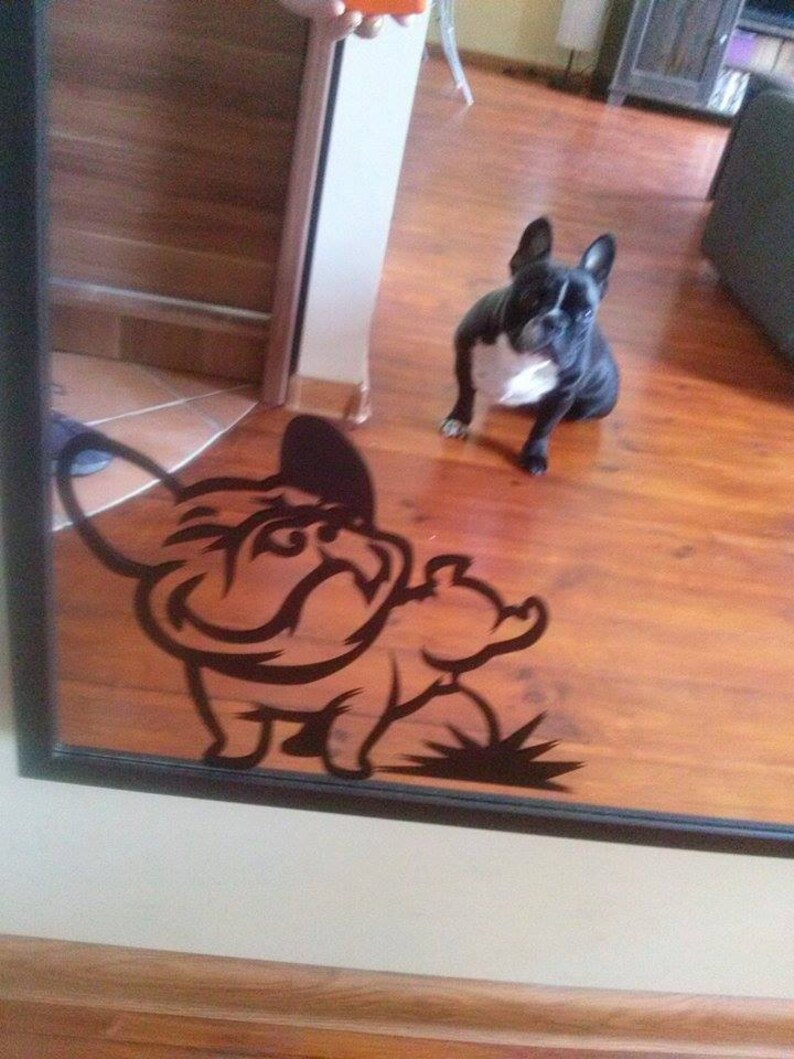 Dog Decal Pissing French Bulldog Vinyl Sticker Decal Good | Etsy