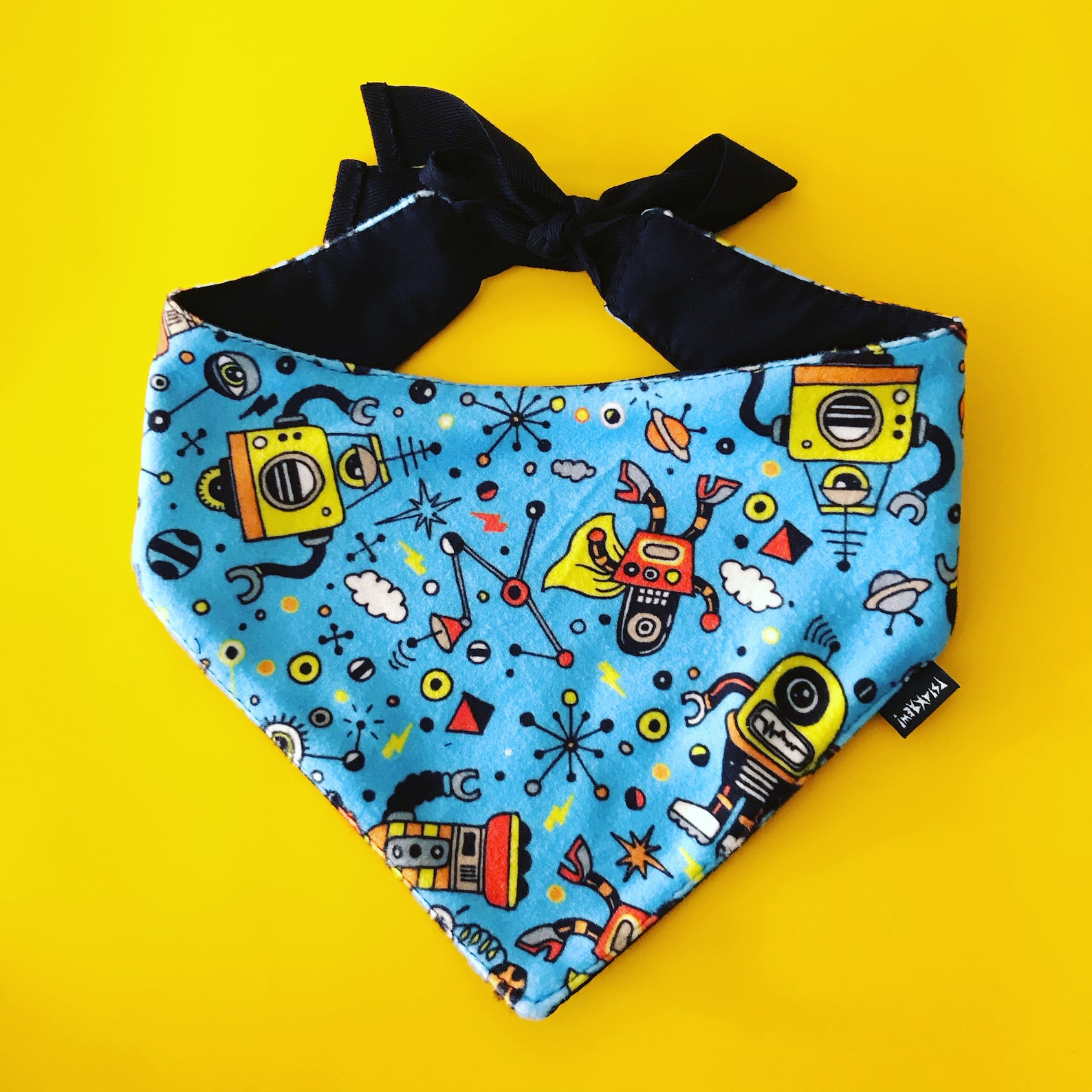 Dog Bandana Robot Handkerchief Style to Tie Around Your Pets | Etsy
