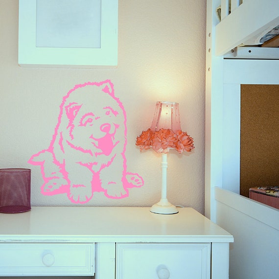 Dog Decal Chow Chow Puppy Vinyl Sticker Decal Good for | Etsy Canada
