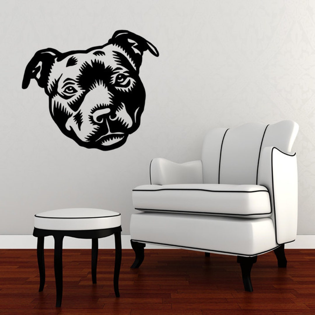 Staffordshire Bull Terrier Vinyl Decal: Staffy Dog Lover Gift - Etsy
