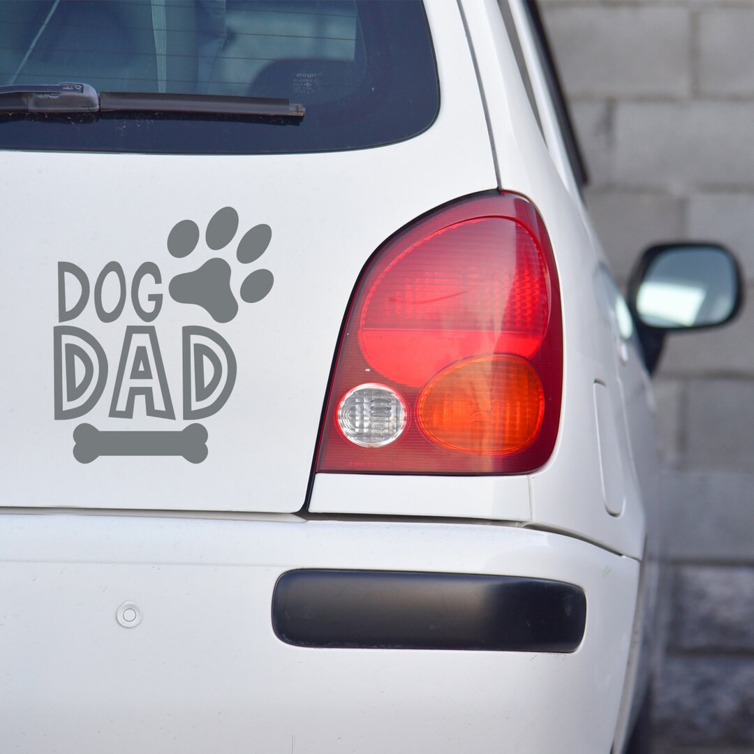 Dog Dad Psiakrew Bumper Rear Window Vehicle Car Sticker - Etsy