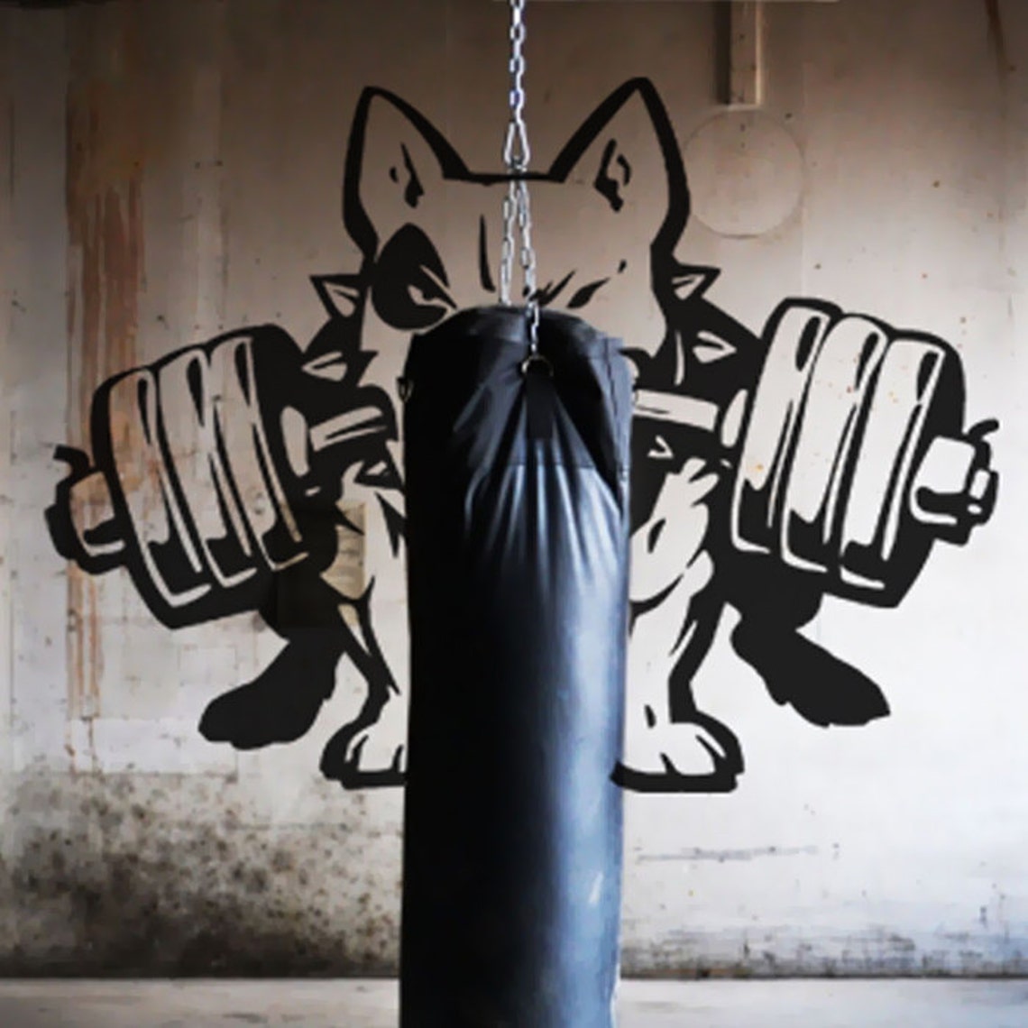 Dog Decal Bull Terrier Fitness Vinyl Sticker Decal Good for - Etsy