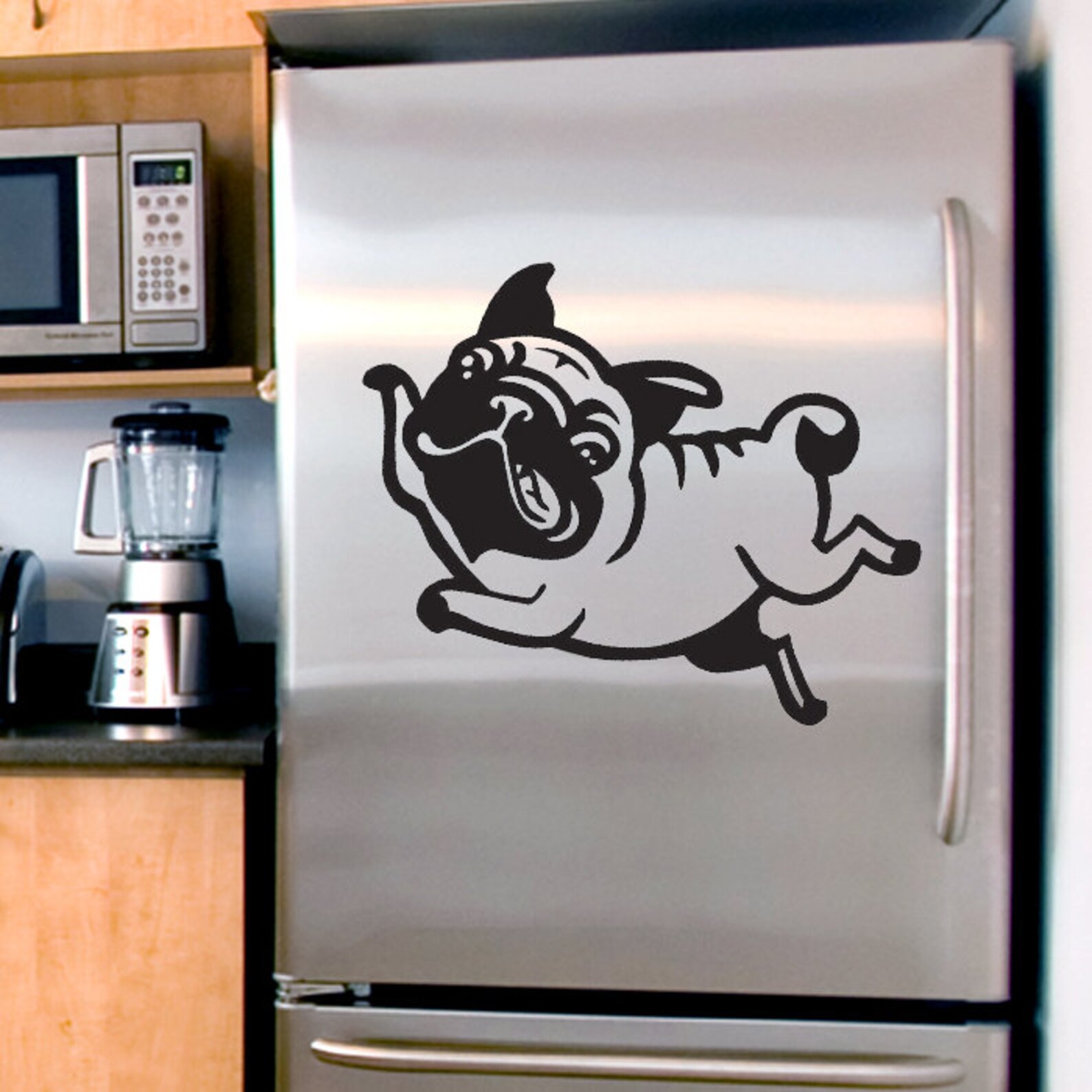 Dog Decal Pug Crazy Vinyl Sticker Decal Good for Walls - Etsy