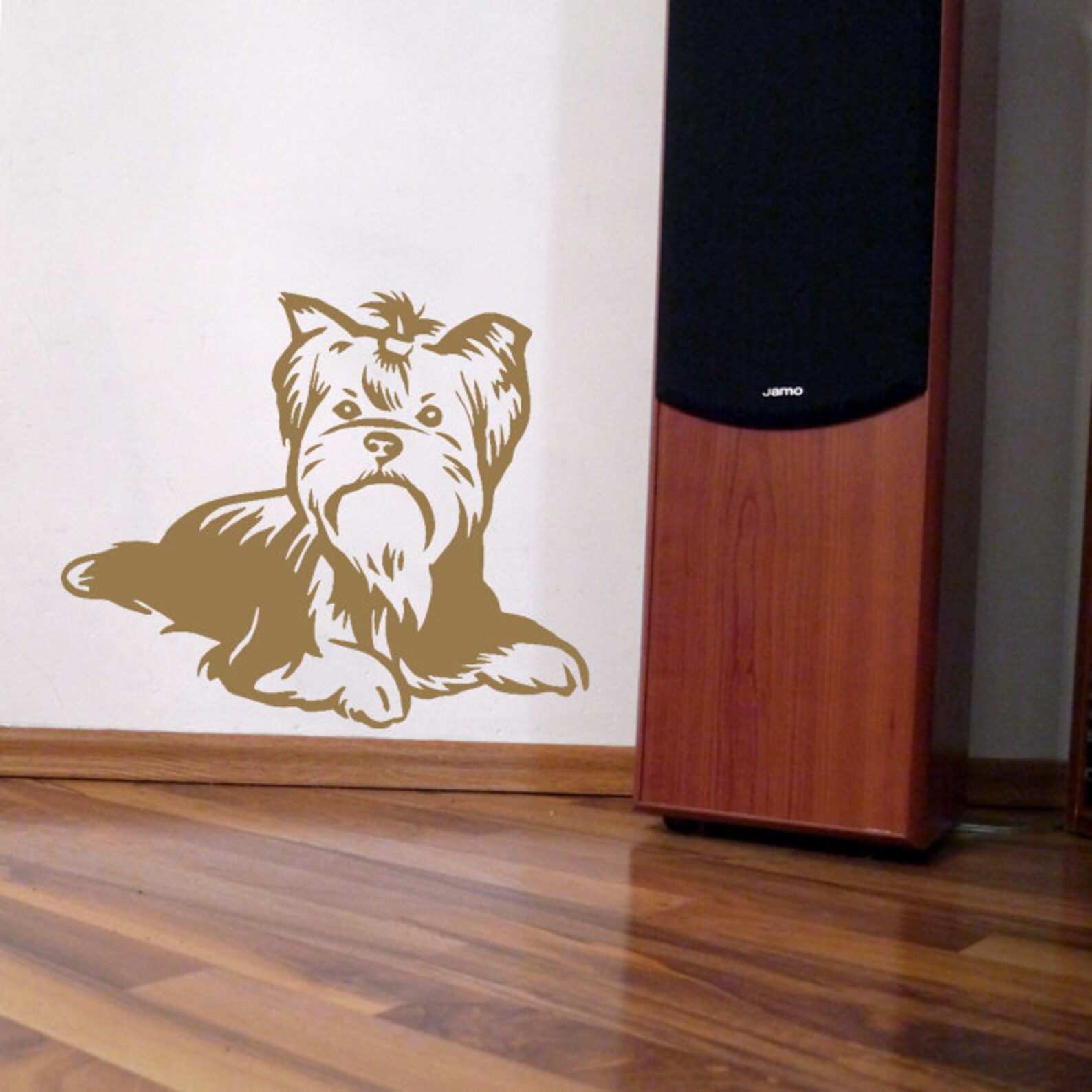 Yorkie Yorkshire Terrier Dog Decal Recumbent Yorkie Vinyl | Etsy