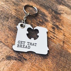 Bread Clip Keychain | Get That Bread Keychain | Funny Keychain ...