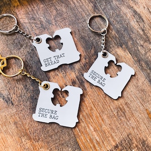 Bread Clip Keychain | Secure the Bag Keychain | Funny Keychain ...