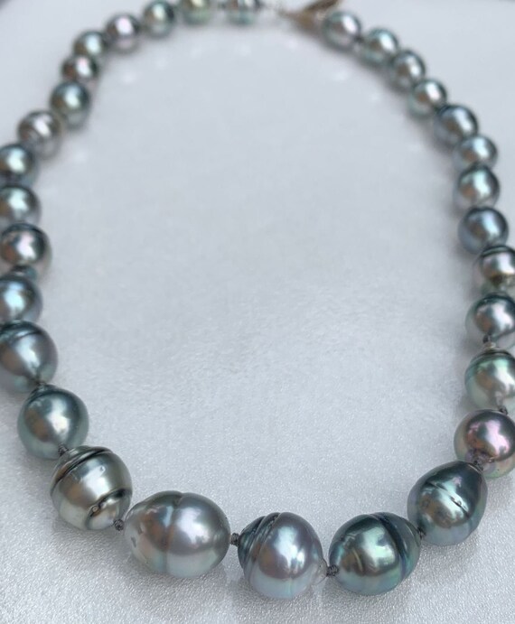 Circled Tahitian Pearl Necklace Circlé Tahitian Pearl | Etsy