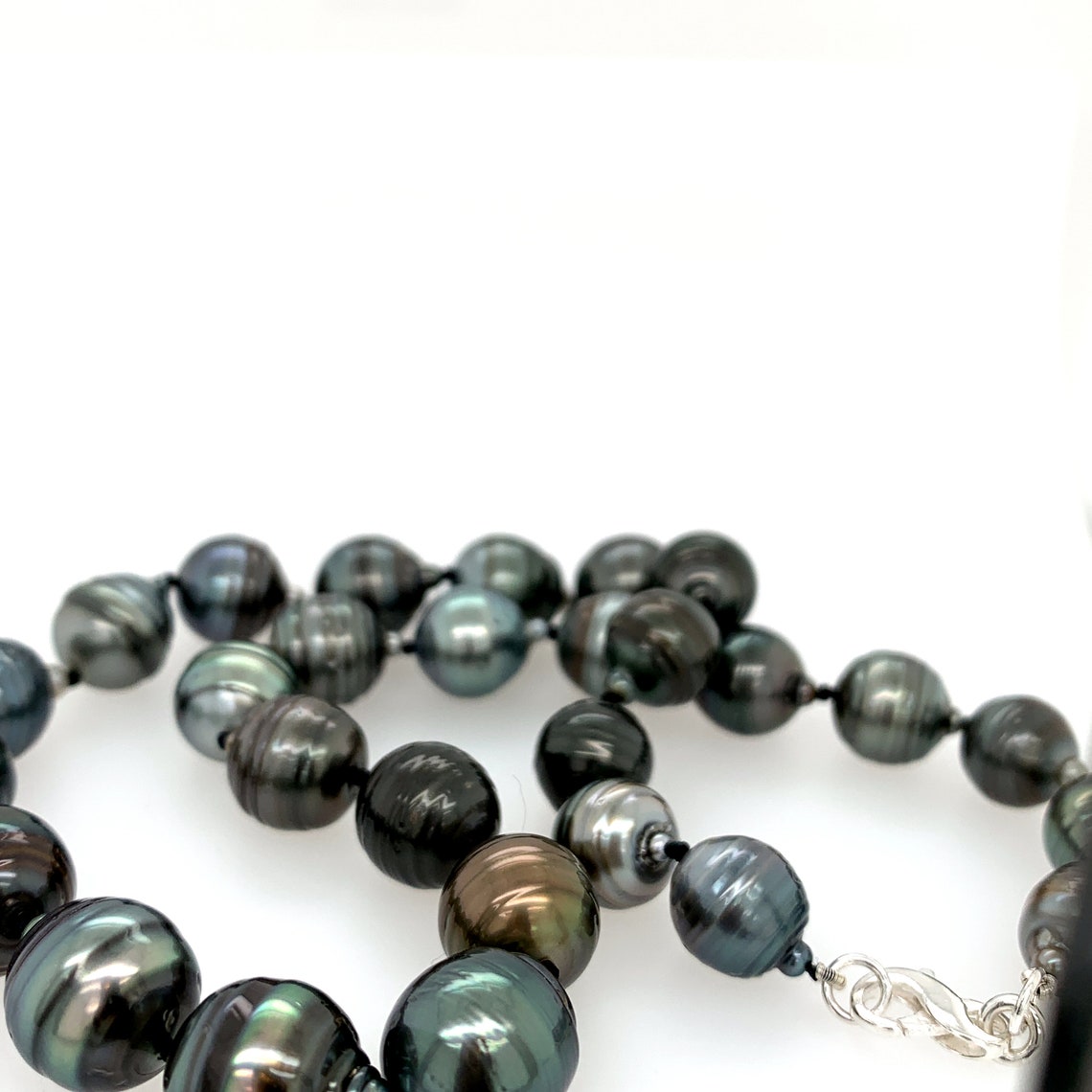 Tahitian Pearl Necklace Circled Tahitian Pearl Necklace - Etsy