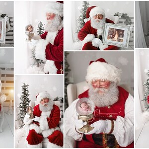 Santa Digital Template Super Pack - for Photoshop - Etsy Canada