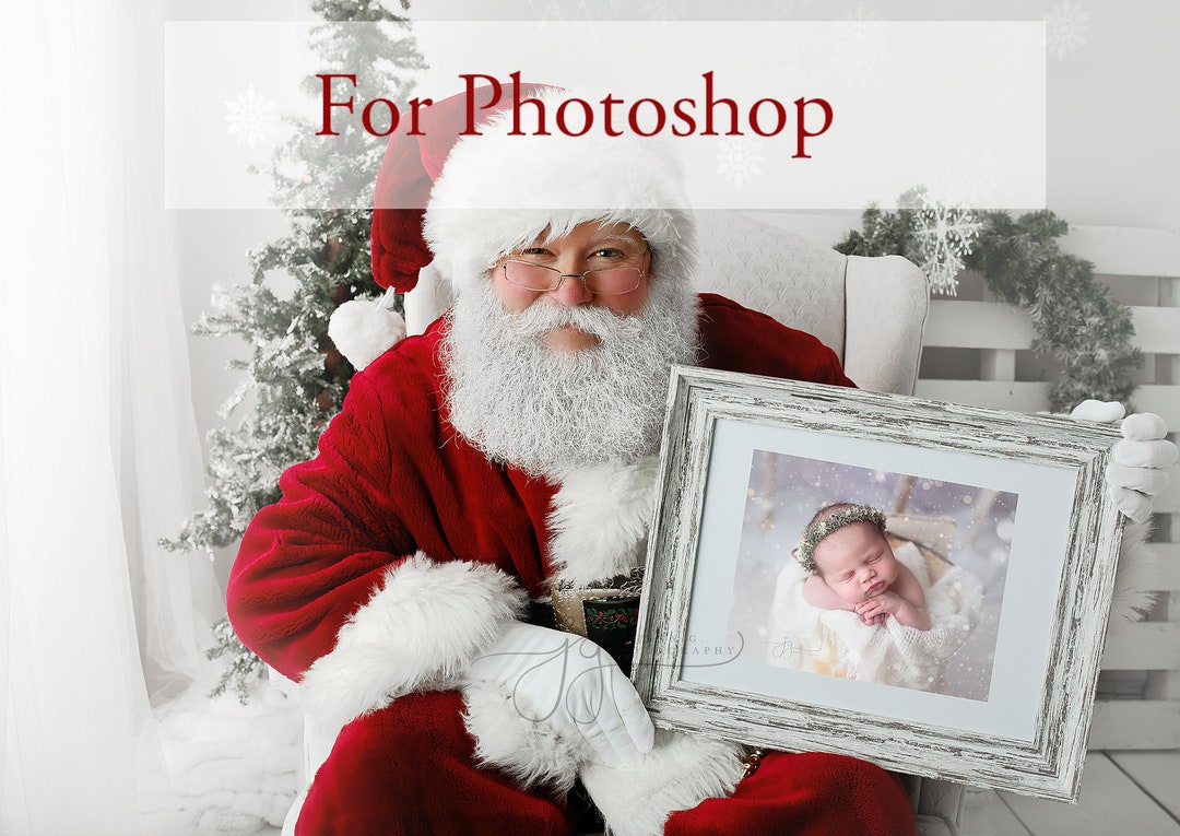 Santa Photoshop Templates - 3 Pack - Etsy