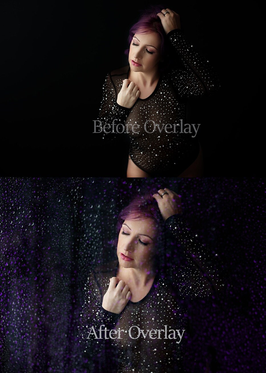 Shower Overlay for Photoshop - Etsy