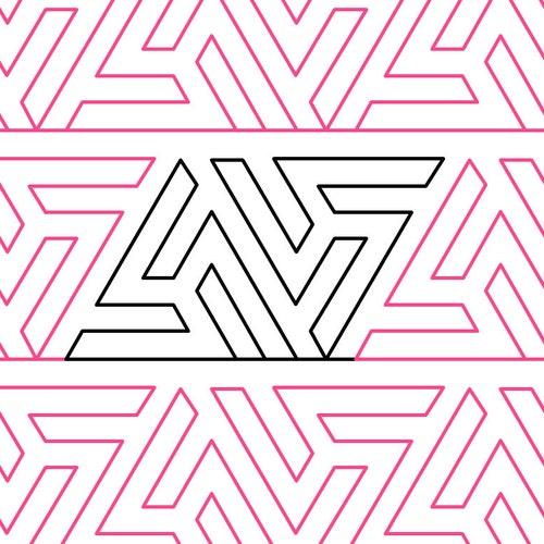 Paper Plane Longarm Quilting Digital Pantograph Used in E2E - Etsy