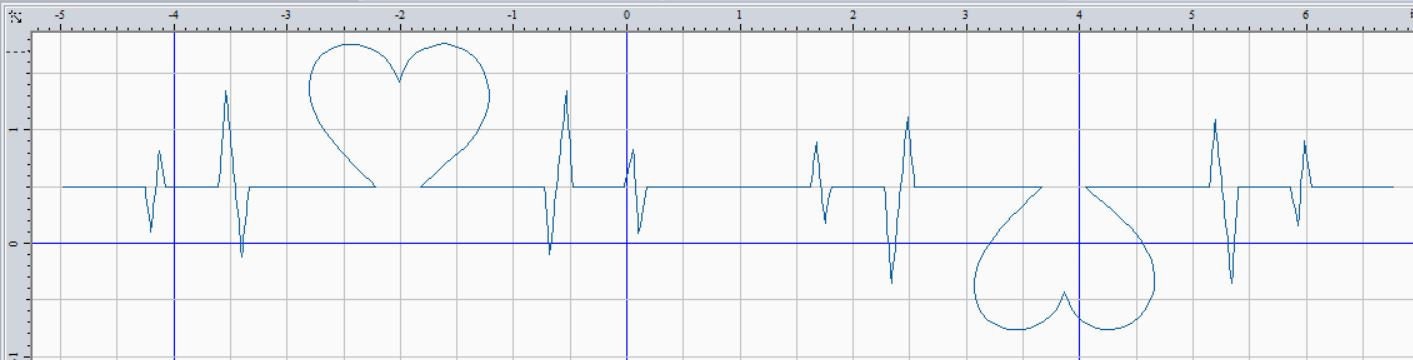Heartbeat Pantograph Longarm Quilting Stitch | Etsy