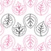 Fall Leaves Longarm Quilting Digital Pantograph Used in E2E - Etsy