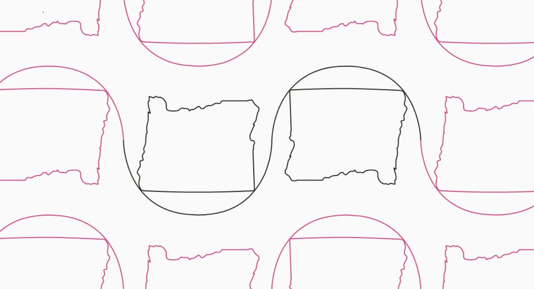 Oregon State Longarm Quilting Digital Pantograph Used in E2E (edge to ...