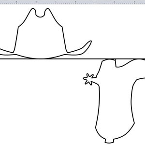 Cowboy Set Longarm Quilting Digital Pantograph Used in E2E (edge to ...