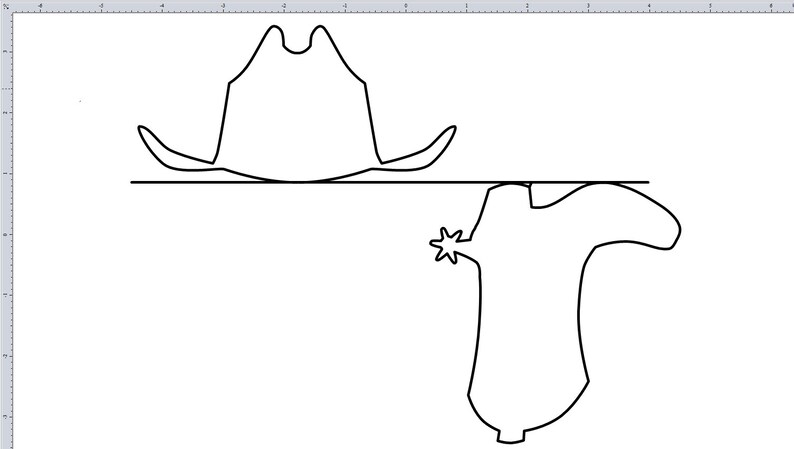 Cowboy Set Longarm Quilting Digital Pantograph Used in E2E (edge to ...