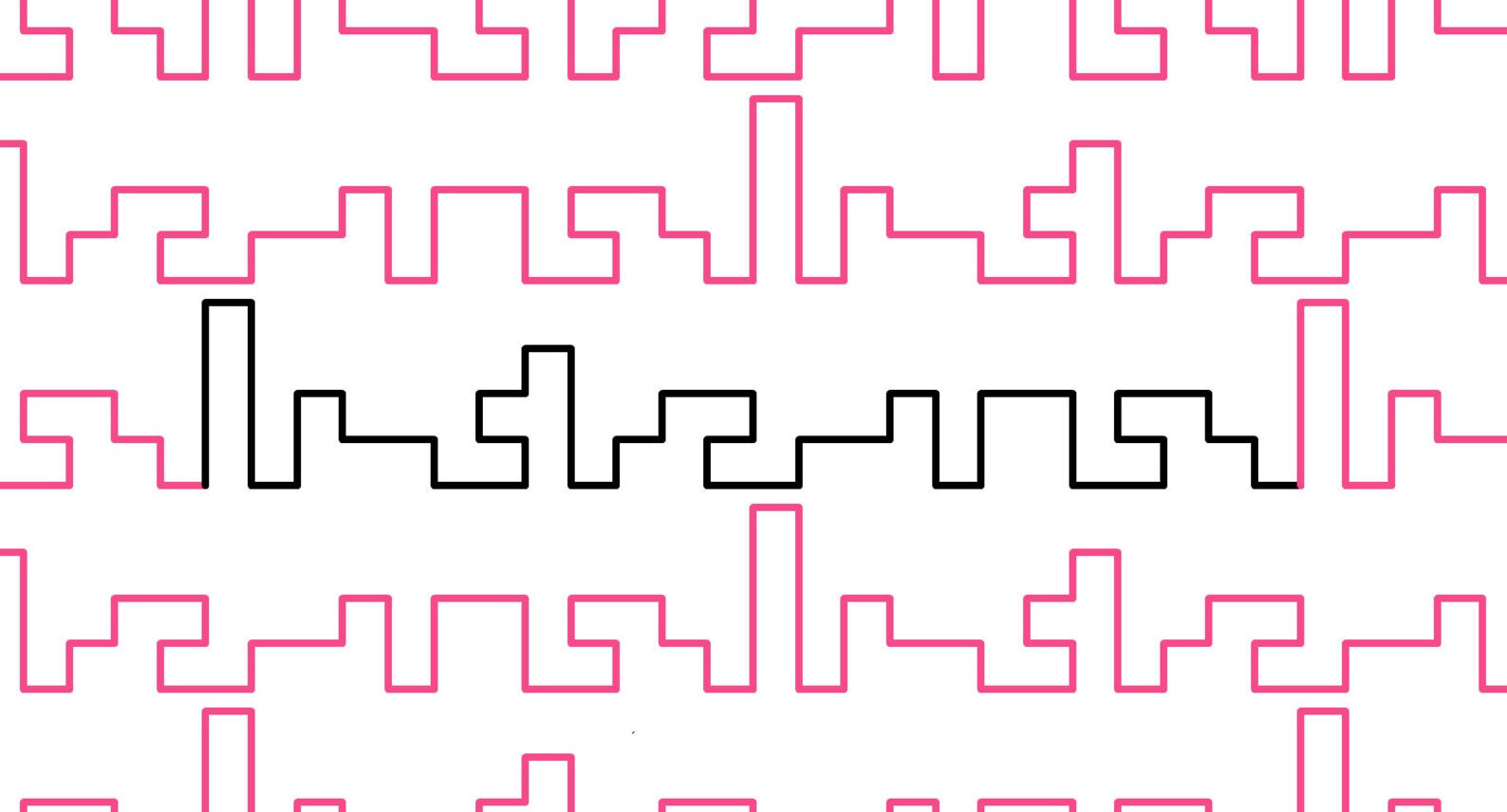 Tetris Longarm Quilting Digital Pantograph Used in E2E edge - Etsy