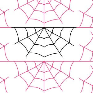 Spiderweb Longarm Quilting Digital Pantograph Used in Edge to Edge (E2E ...