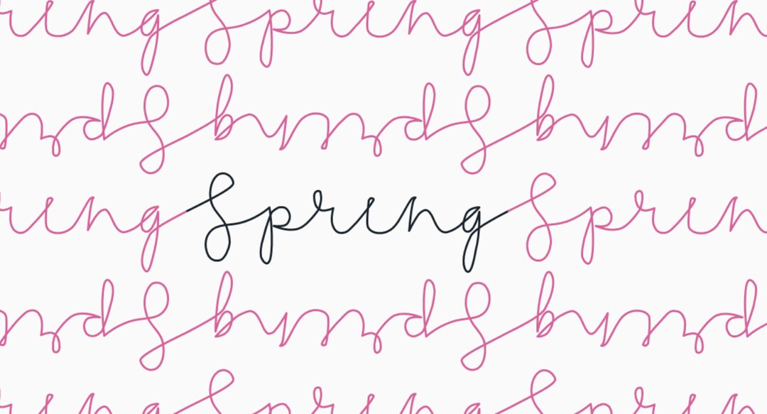 Spring Longarm Quilting Digital Pantograph Used in E2E (edge to Edge) Quilting - Etsy