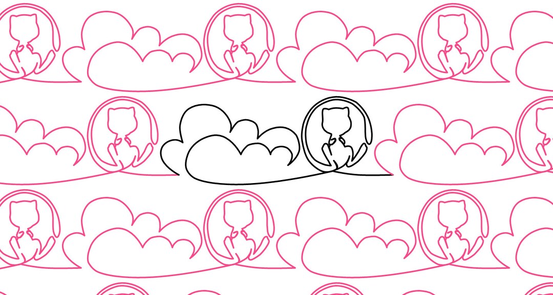 Cat in the Clouds Longarm Quilting Digital Pantograph Used in E2E (edge to Edge) Quilting - Etsy