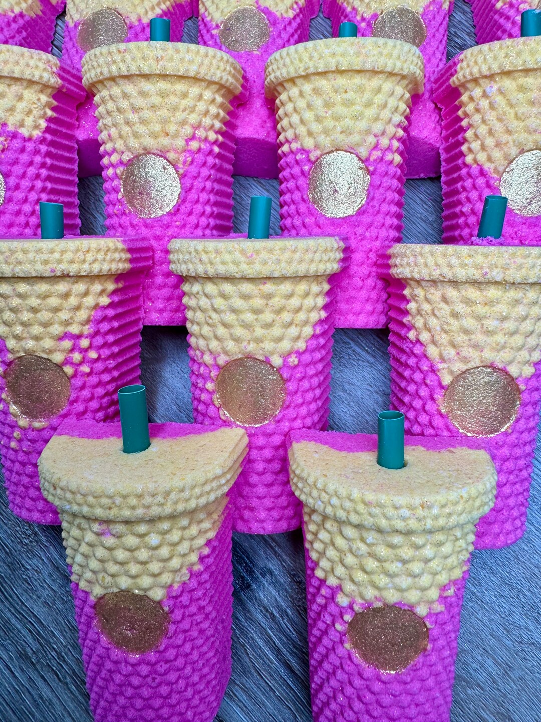 Raspberry Lemonade Bath Bomb: Studded Tumbler, Coconut Milk - Etsy