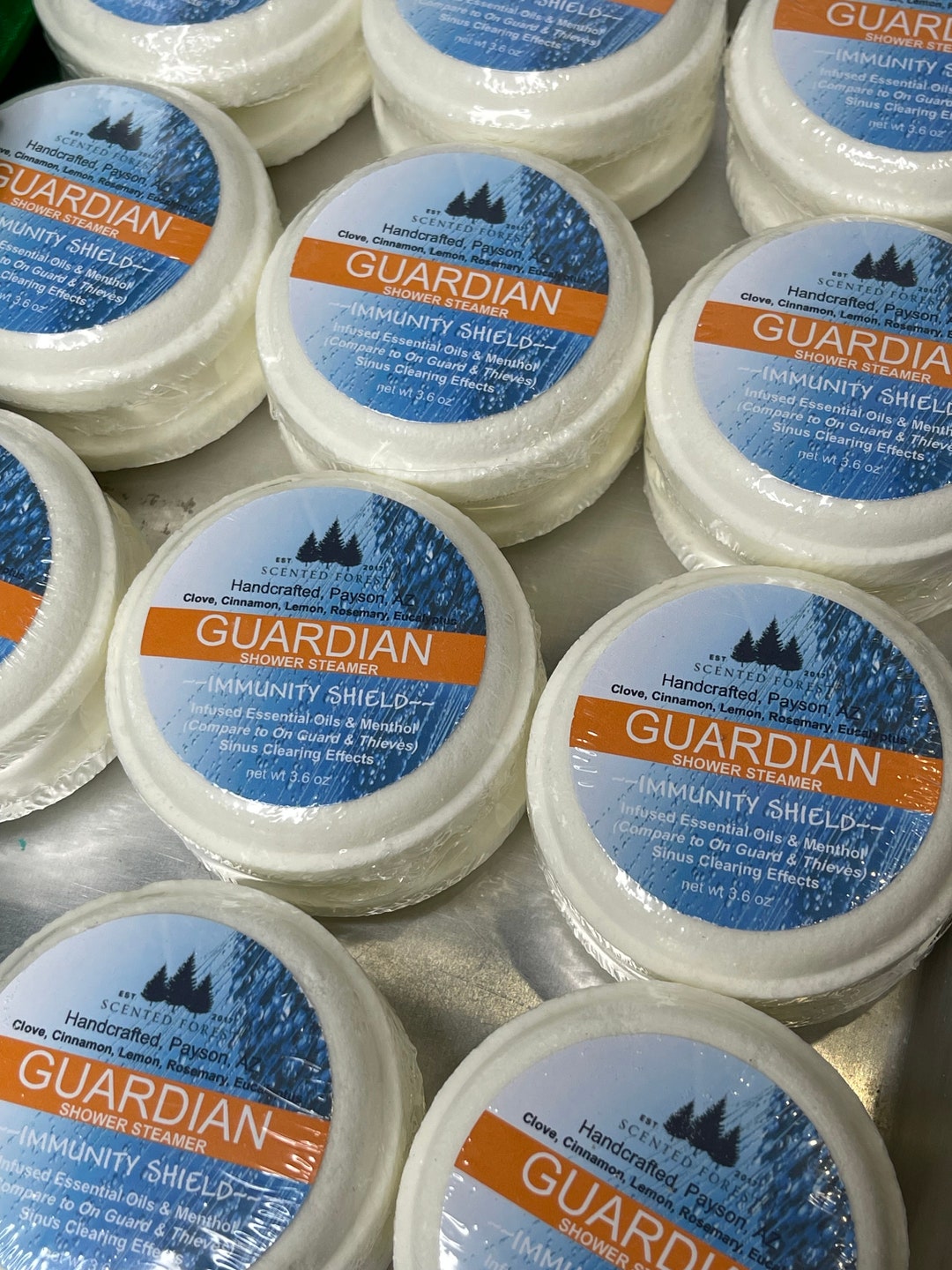 Guardian Shower Steamer: Sinus Relief, Aromatherapy Blend - Etsy