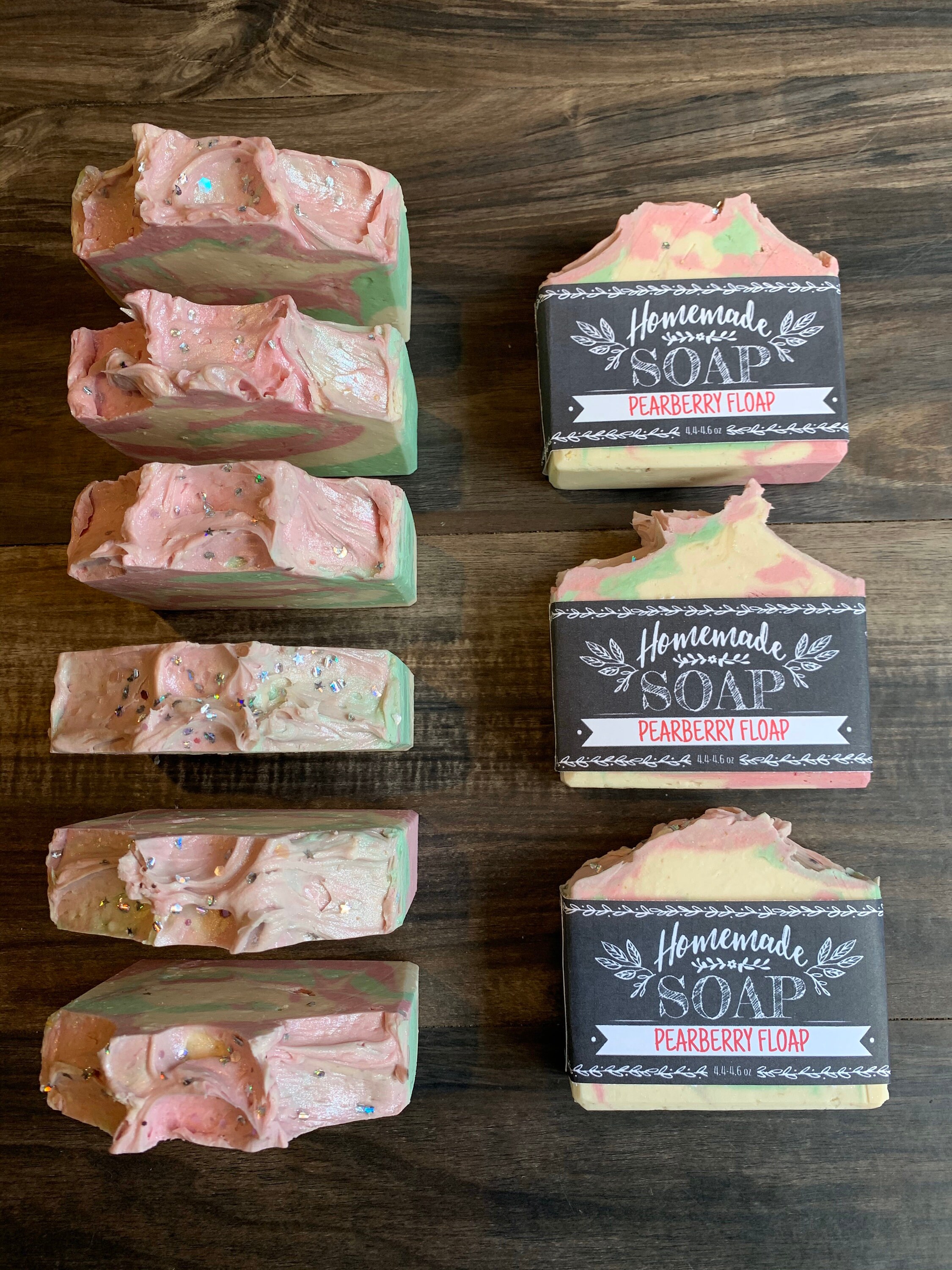 Pearberry Floap Soap * Goat Milk * Soap that Floats * Luxurious Bar