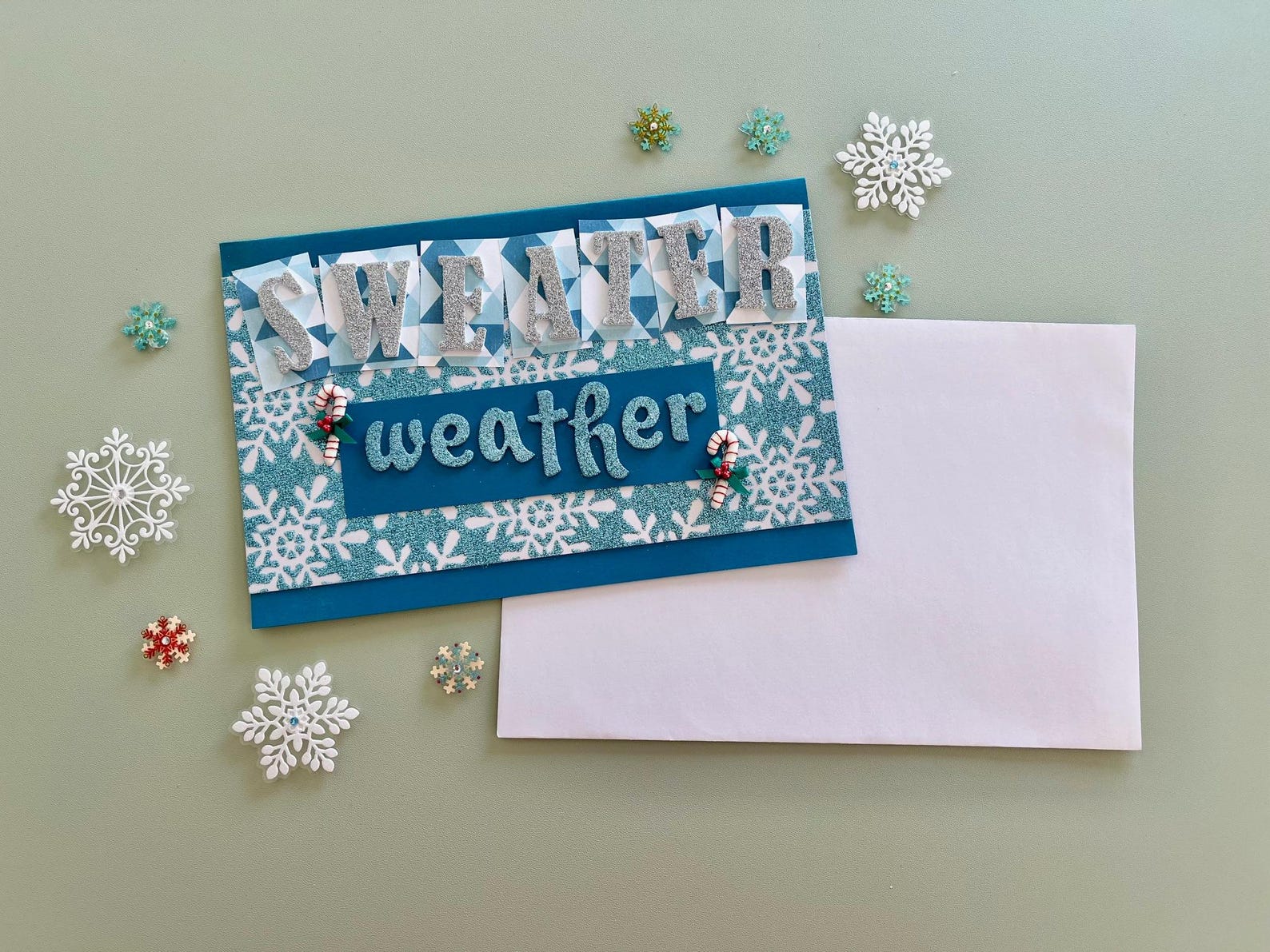 Handmade Christmas Cards | Sweater Weather Christmas Card | Handmade ...