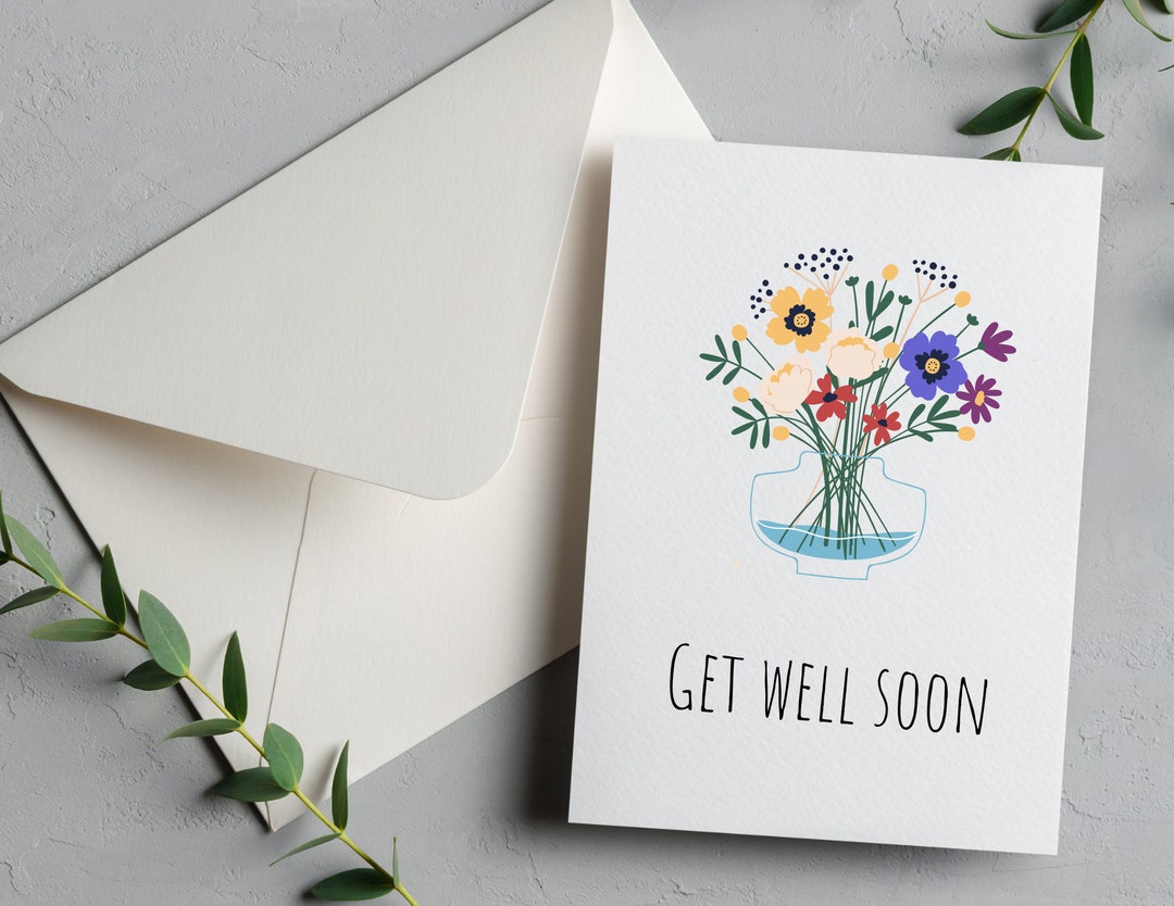 Get Well Card Printable | Get Well Soon Card Download | Get Well Soon ...