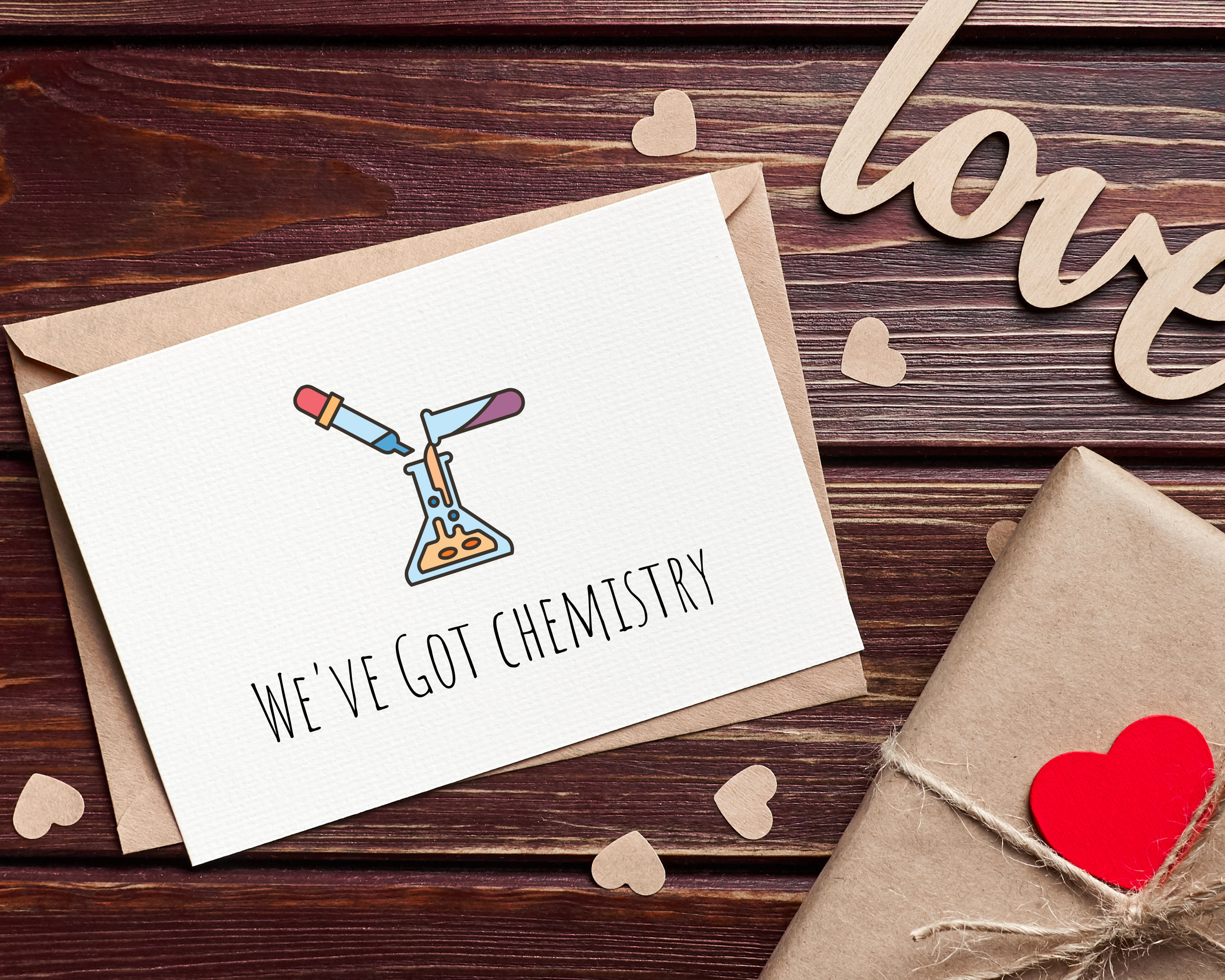 Chemistry Valentine's Day Card Printable Valentines Day Card Printable ...