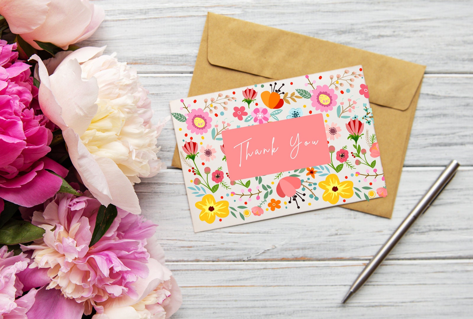 Printable Thank You Card | Printable Thank You Card for Teacher | Thank ...