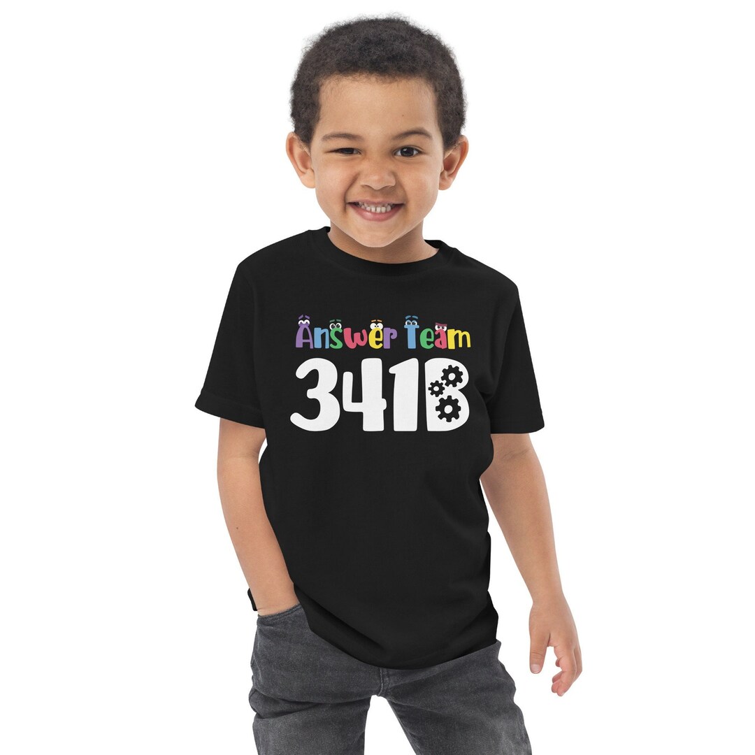 Storybots Answer Team 341B Toddler Tee | Ask the Storybots, Birthday ...