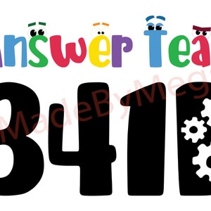 Storybots Answer Team 341B Kids Tee | Ask the Storybots, Birthday Boy ...