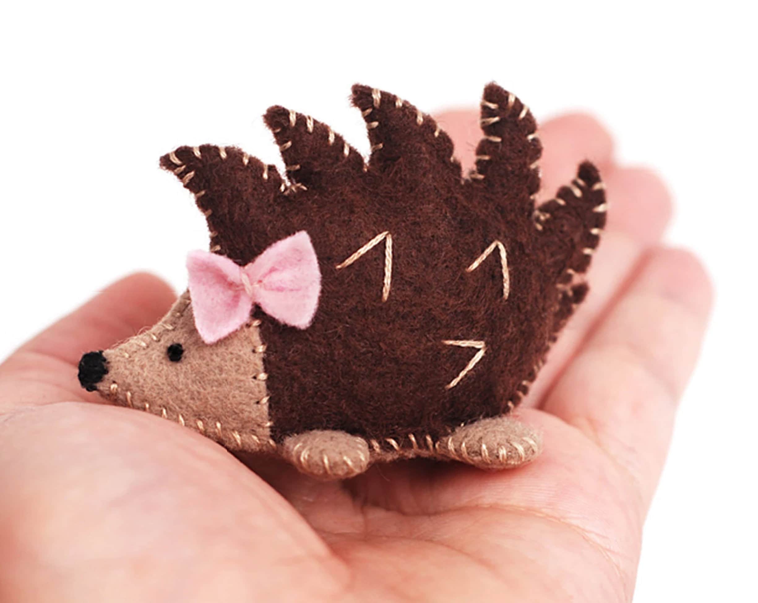 Felt Hedgehog Sewing Pattern, Plush Animal DIY (PDF Pattern ...