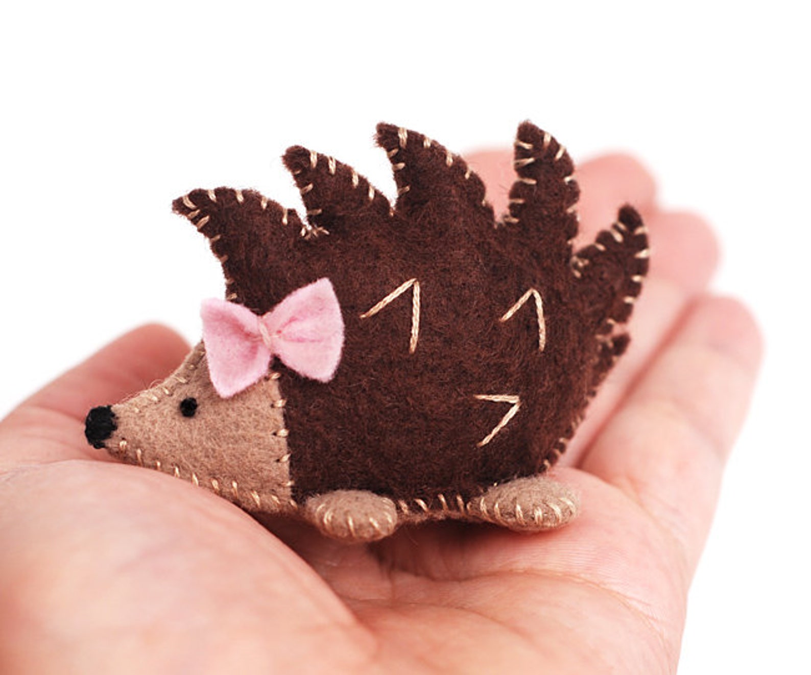 Hedgehog Kit DIY Plush Felt Hedgehog Sewing Kit - Etsy
