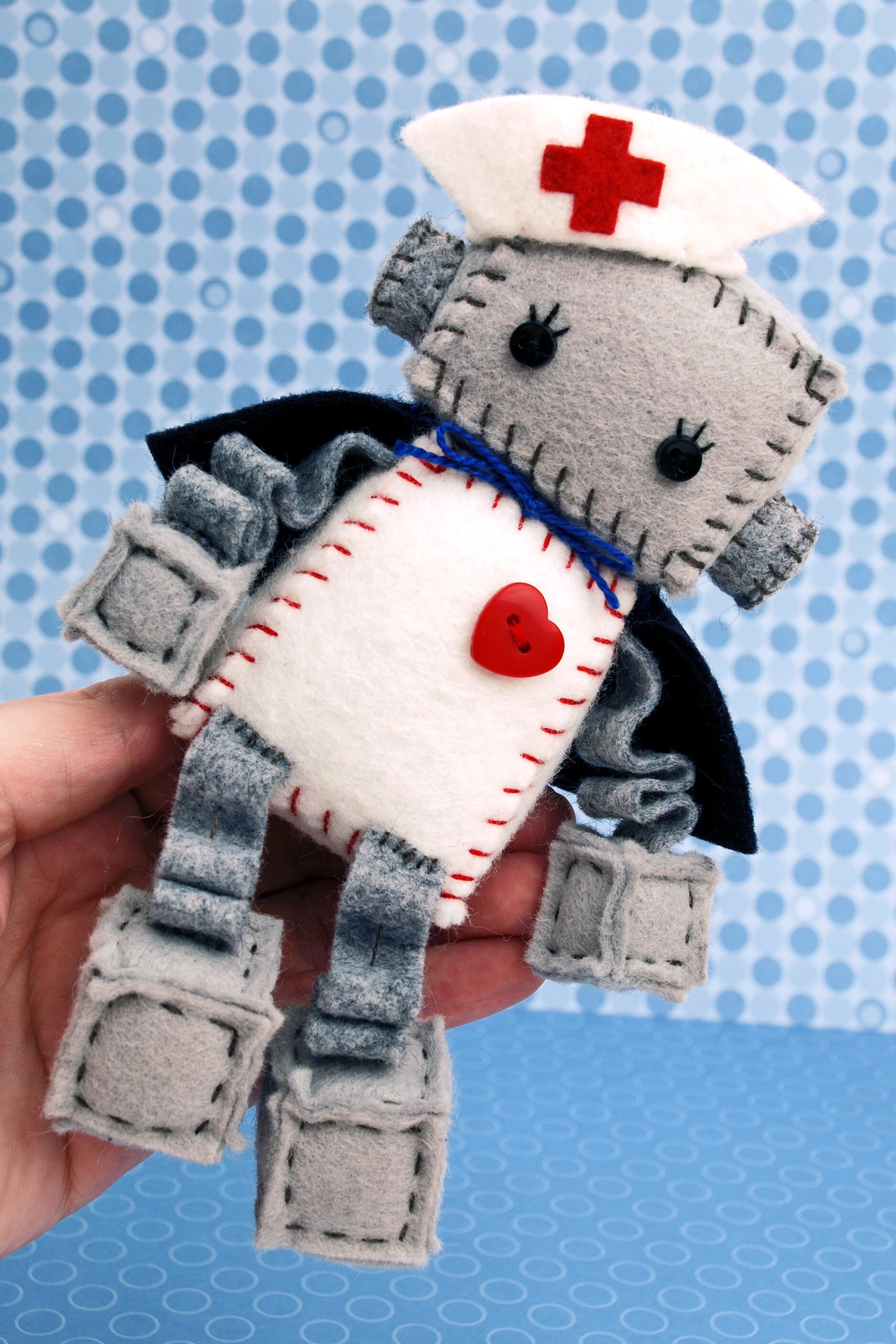 Nurse Plush Robot Gift for Nurses Stuffed Robot - Etsy