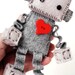 DIY Kit Felt Robot Make Your Own Robot Plush Includes Pattern and ...