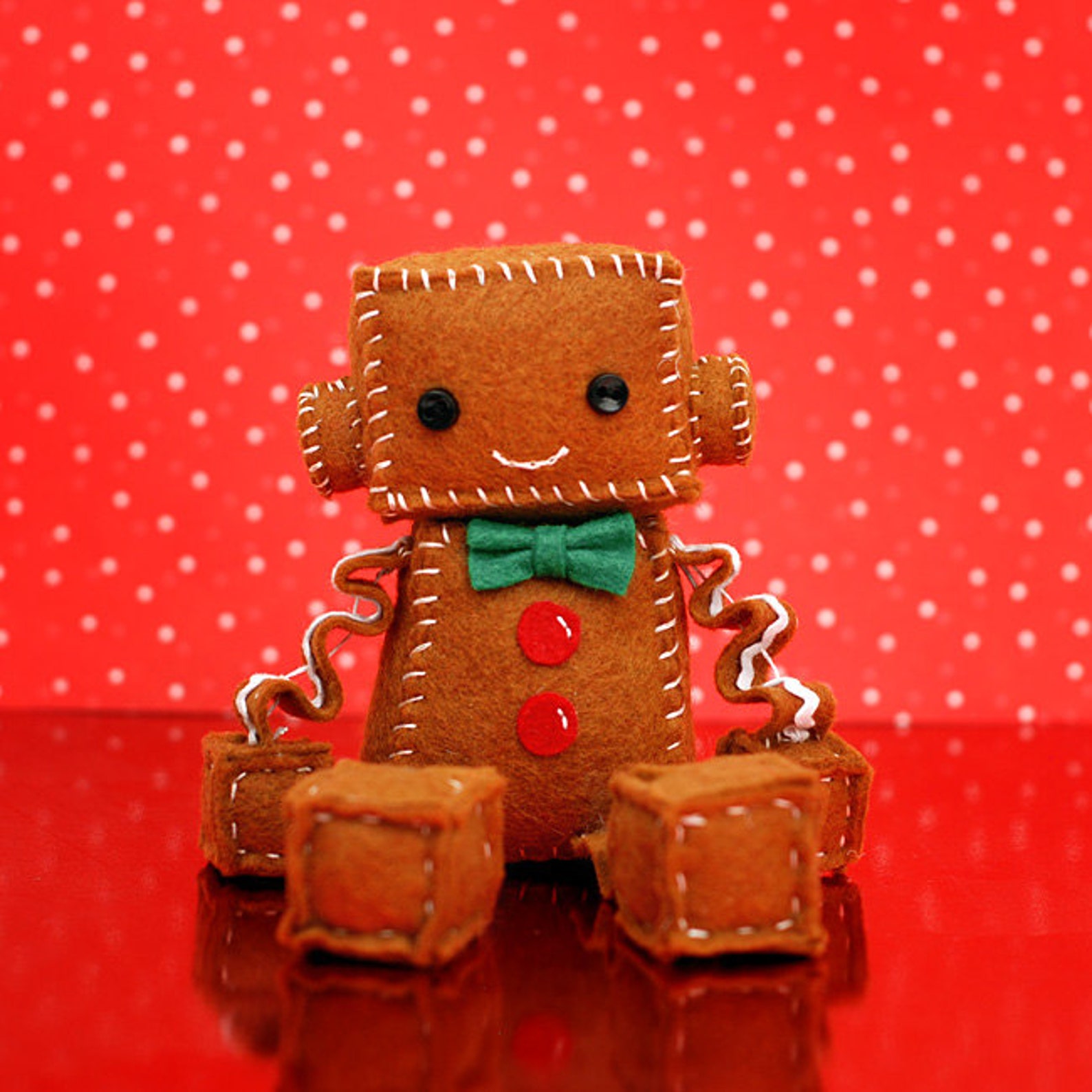 Gingerbread Man Robot Plush Holiday and Christmas Gift Idea - Etsy