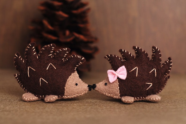 DIY Hedgehog Pattern Digital Felt Hedgehog Pattern Felt - Etsy