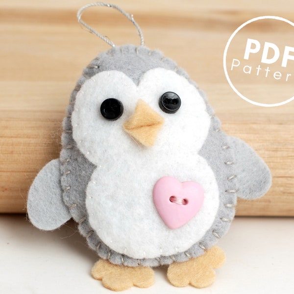 Felt Penguin - Etsy