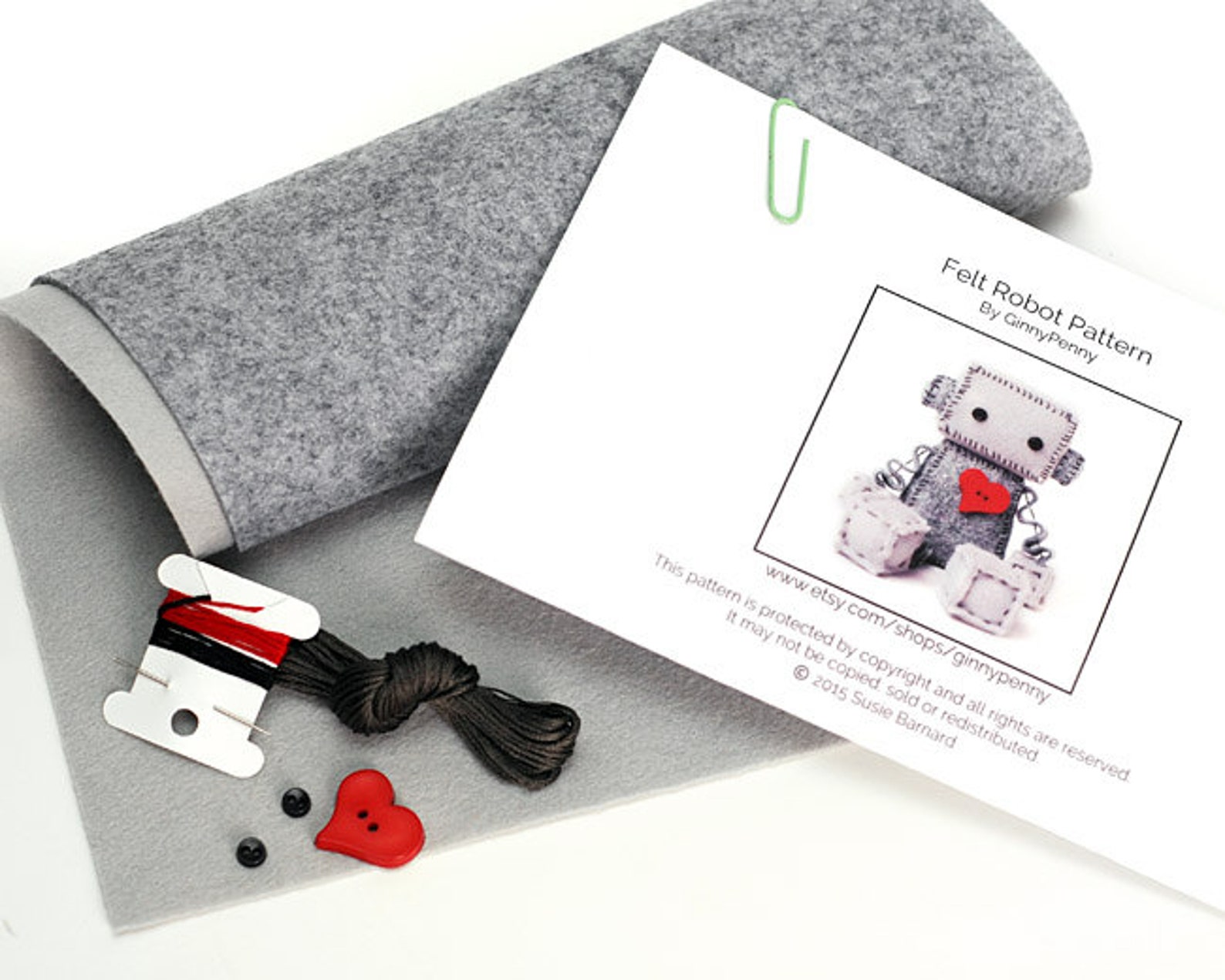 DIY Felt Robot Kit – Handmade Plush Sewing Craft - Etsy