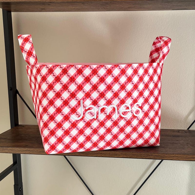 Red Basket - Etsy