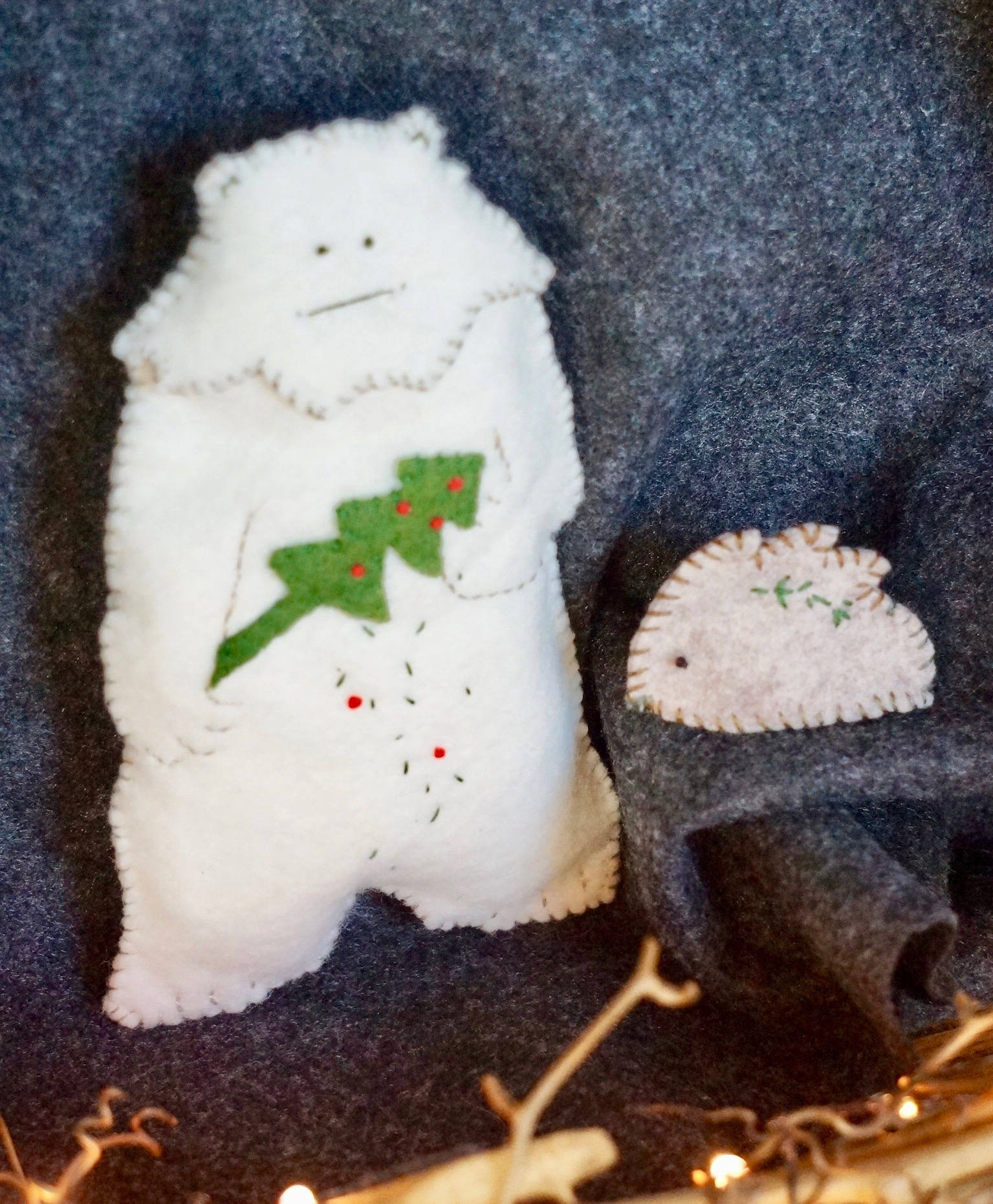 Yeti Abominable Snowman Felt Bear Pattern Downloadable Pdf - Etsy
