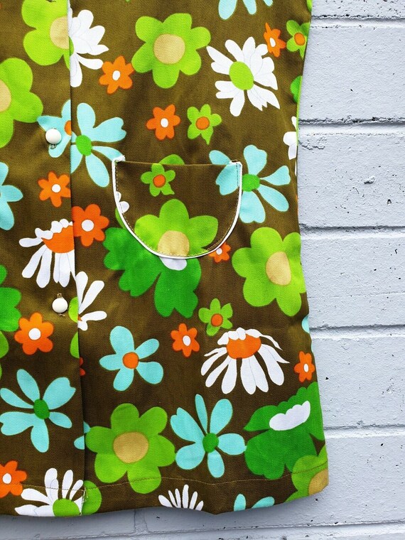 Vintage Kitsch Retro 1960s CUCKOO Deadstock Bold Flow… - Gem