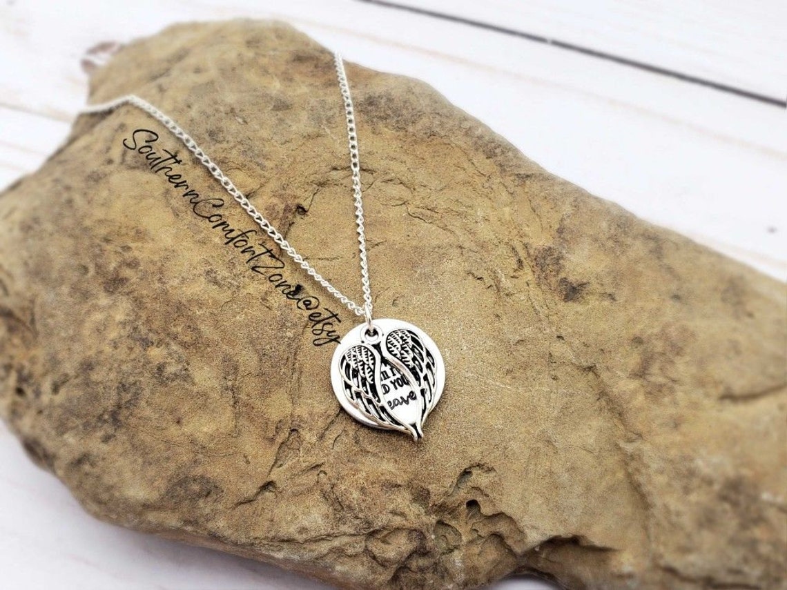 Remembrance Necklace Jewelry - Loss of a Loved One - Mom Dad Husband ...