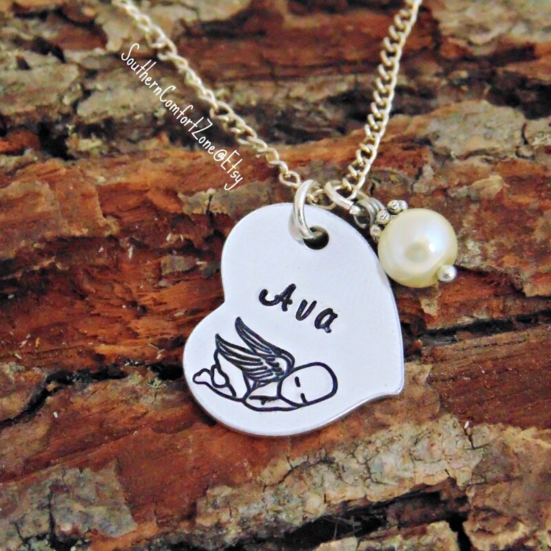 Child Loss Necklace - Etsy